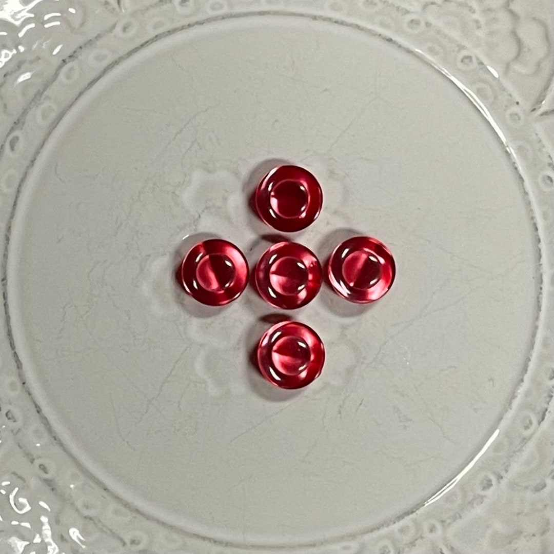 Vintage Red Loose Buttons - Etsy