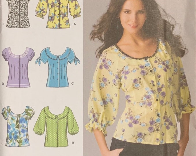 Easy Button Front Top Pattern, Mccalls 2094, UNCUT - Etsy