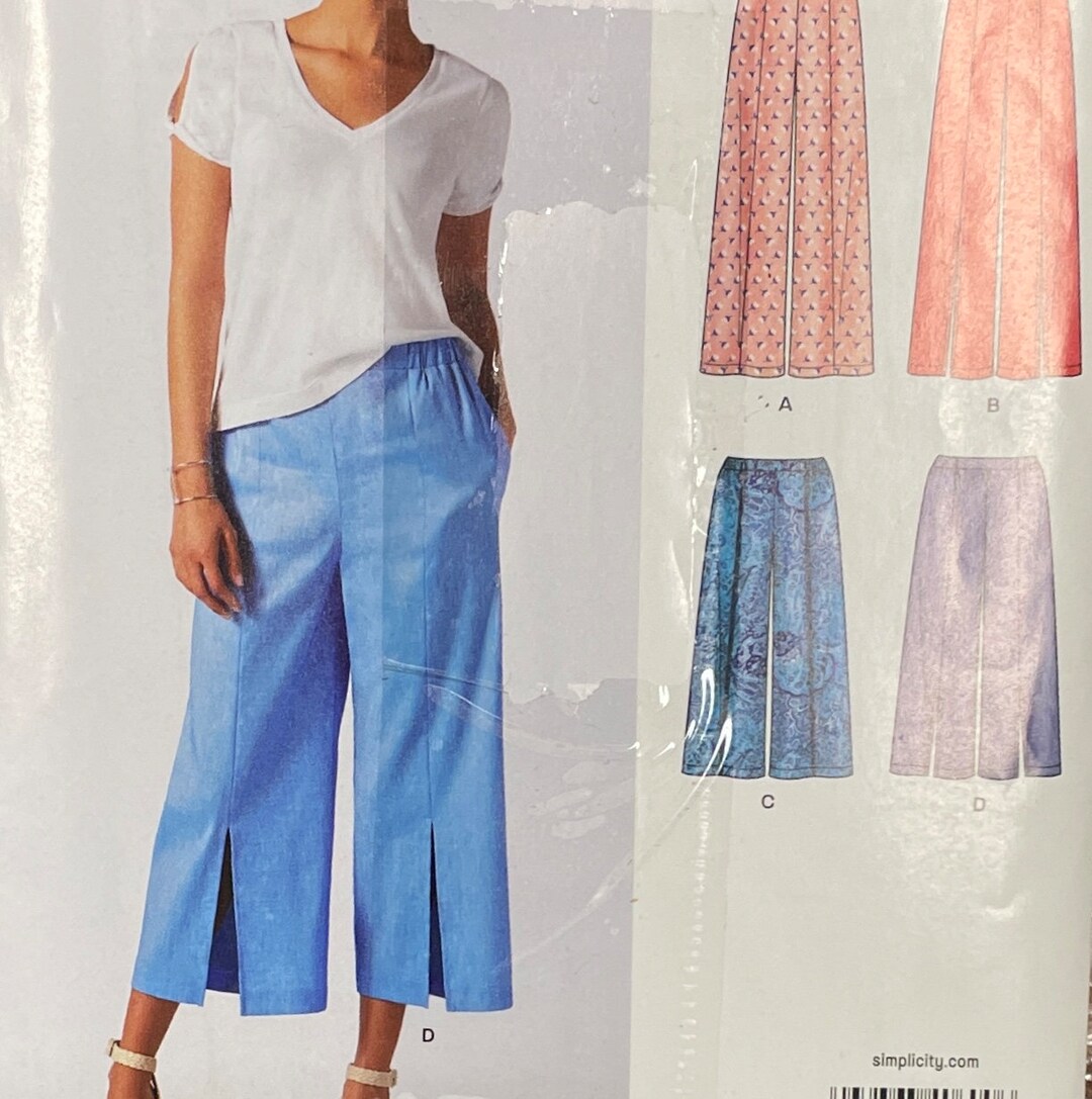 Vintage Culottes and Pants Pattern, New Look 0600, UNCUT - Etsy