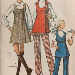 Mini Jumper and Tunic Pattern, Simplicity 8916, CUT - Etsy
