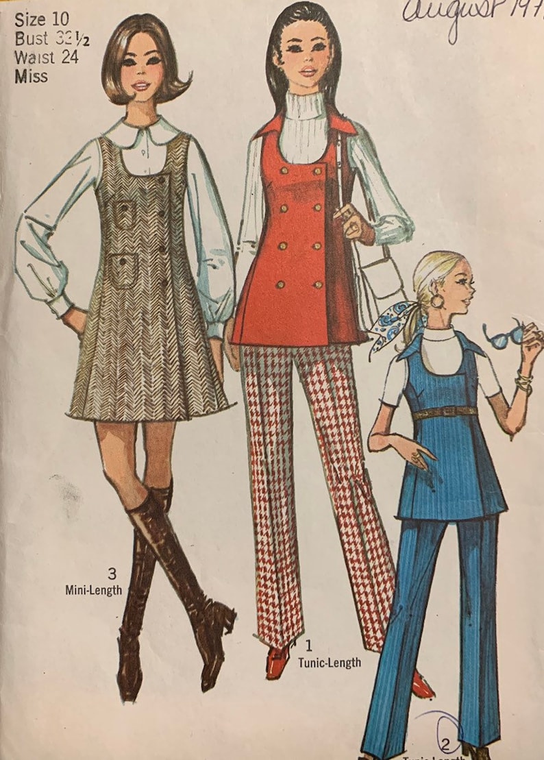 Mini Jumper and Tunic Pattern Simplicity 8916 CUT - Etsy