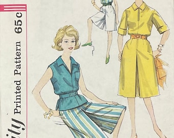 Vintage Culottes, Skirt, and Pants Pattern, Simplicity 7333, UNCUT - Etsy