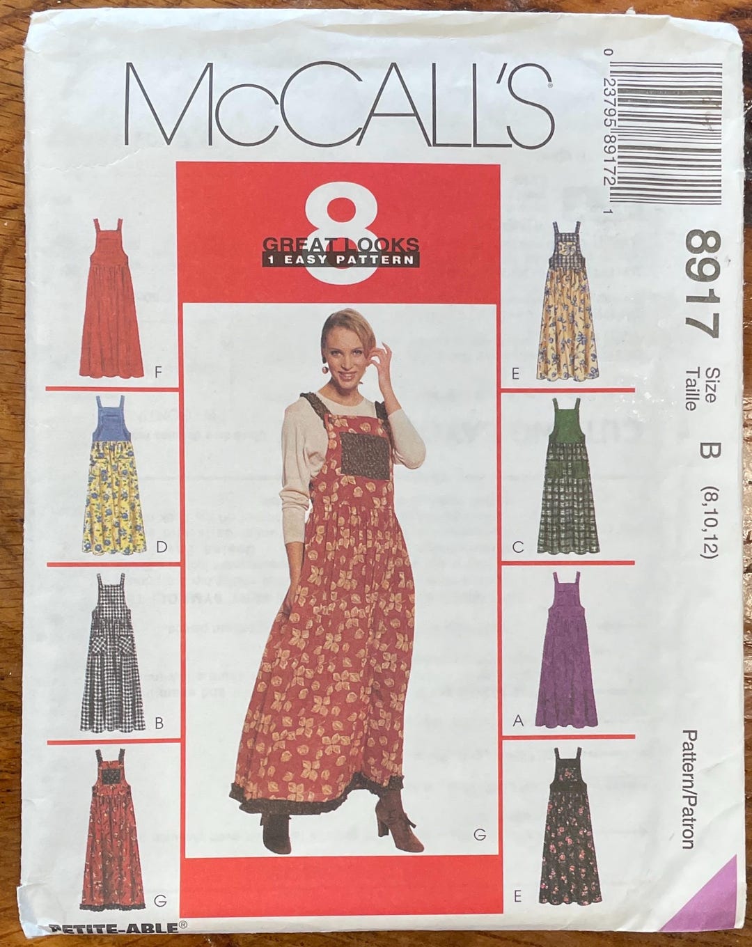Vintage Misses Easy Jumper Pattern, Mccalls 8917, UNCUT - Etsy