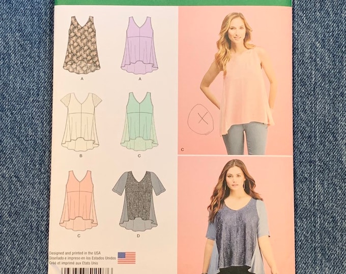 Easy Loose Fitted Blouse Pattern, Vogue 9902, UNCUT - Etsy