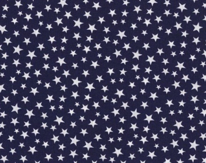 Blue and White Star Cotton Fabric, Patriotic - Etsy