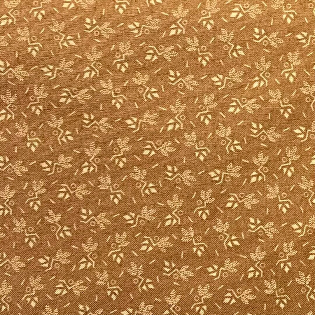 Brown Calico Fabric, Floral, Andover Fabrics, Di Ford Hall, Anne ...