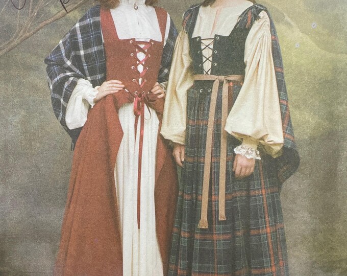 Misses 1800s Dress Pattern, Costume Pattern, Simplicity 3623 - Etsy