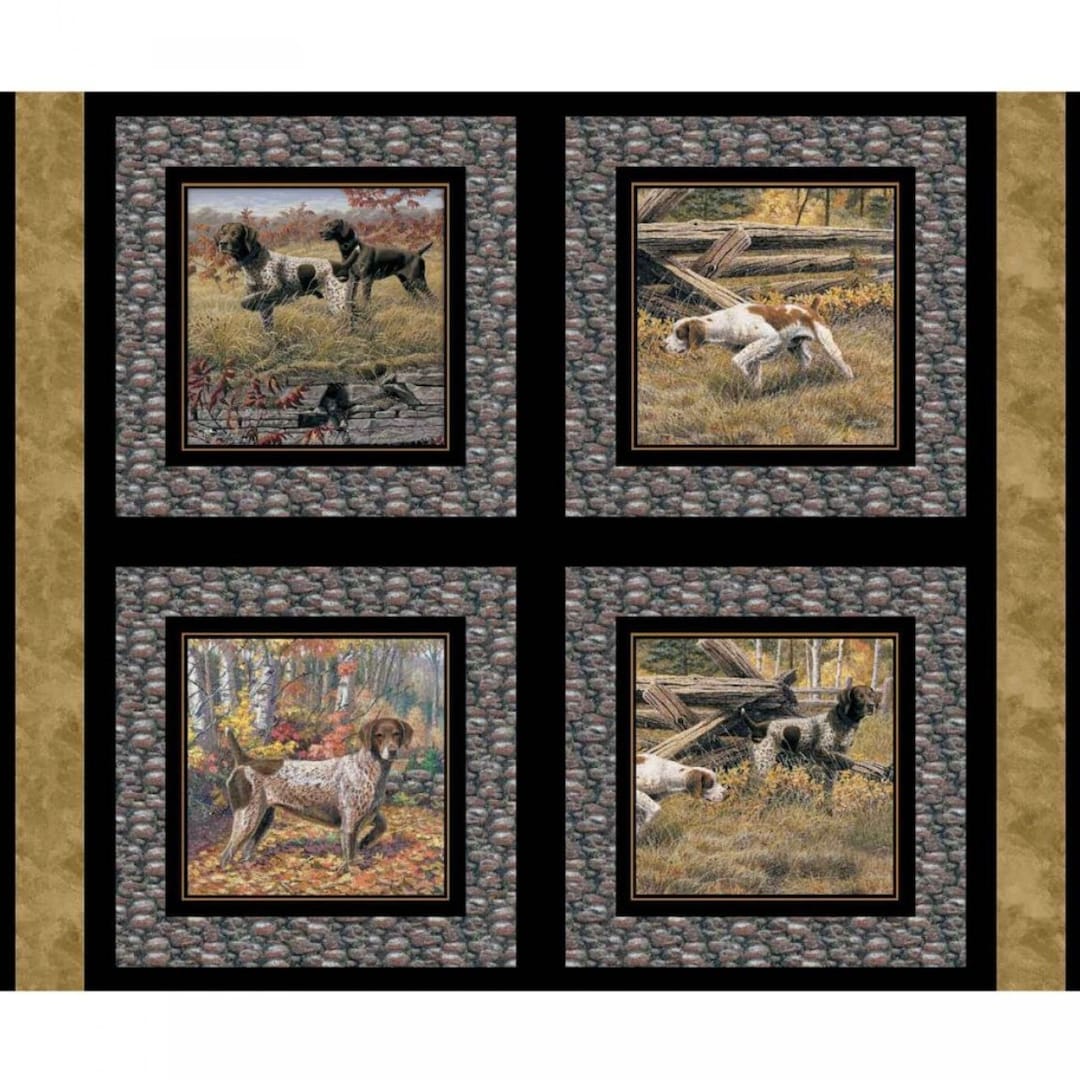 Show Dogs Cotton Fabric Pillow Panel, Springs Industries - Etsy