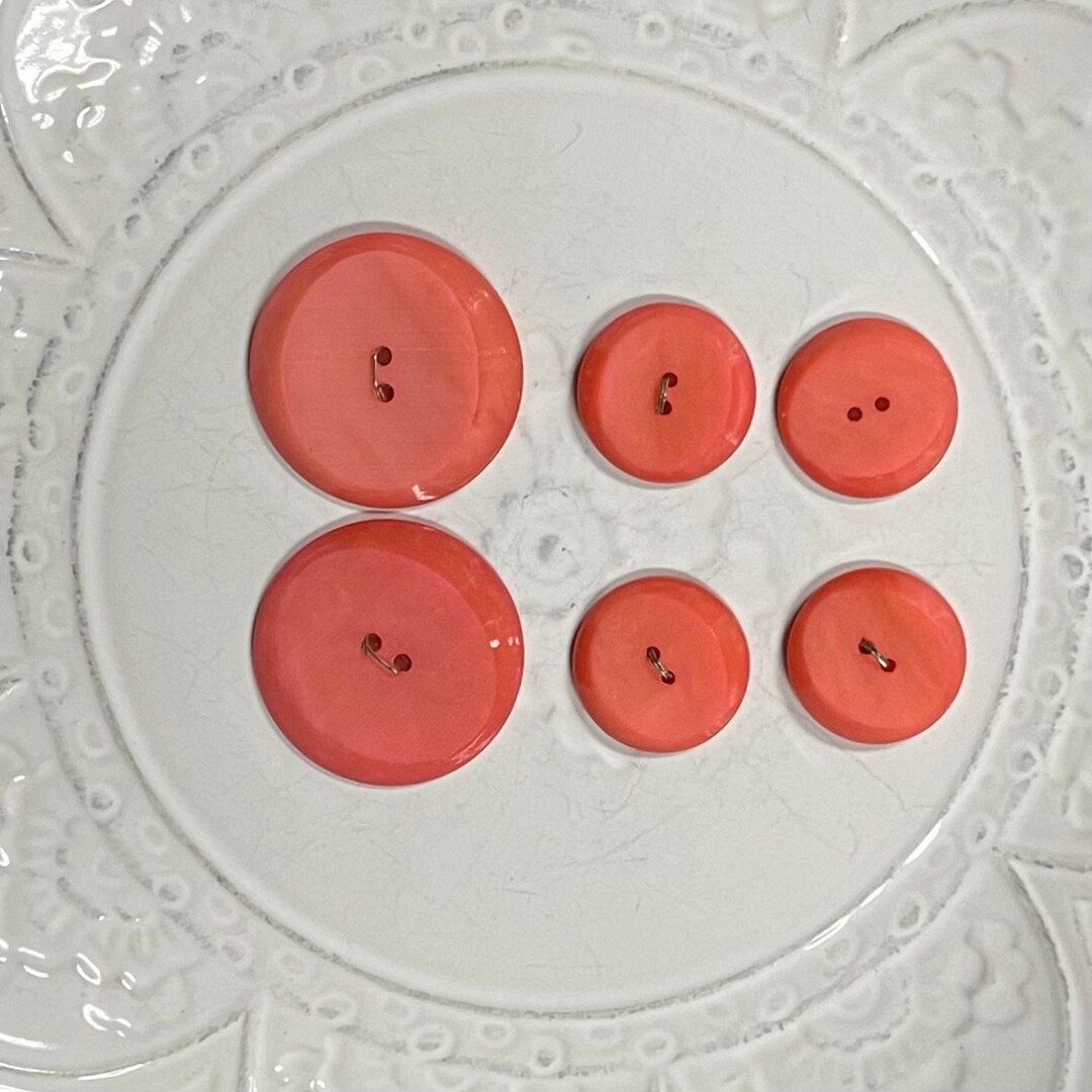 Vintage Pink Loose Buttons - Etsy