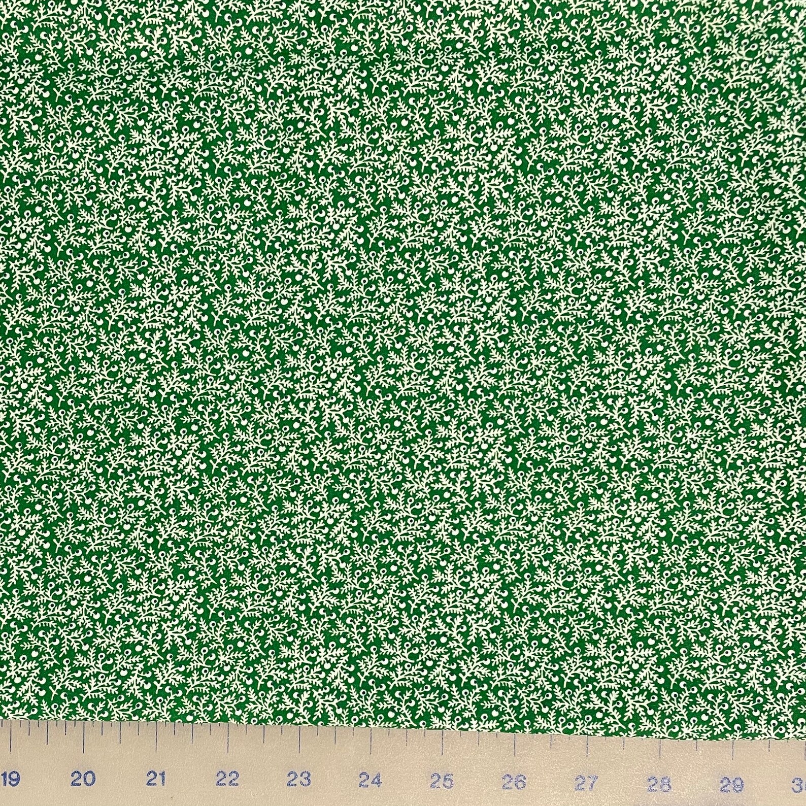 Vintage Green Calico Cotton Fabric, Floral - Etsy