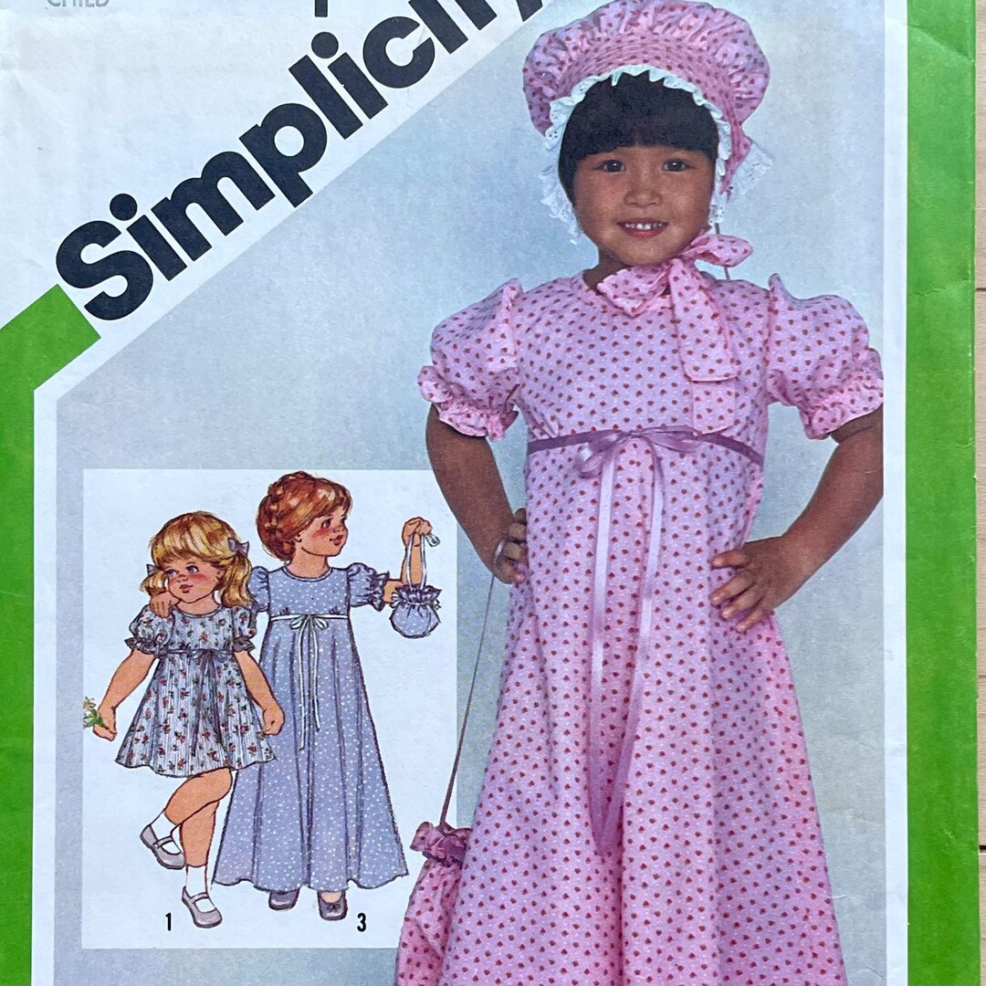 Vintage Girls Dress Pattern, Special Occasion, Simplicity 9955, UNCUT ...