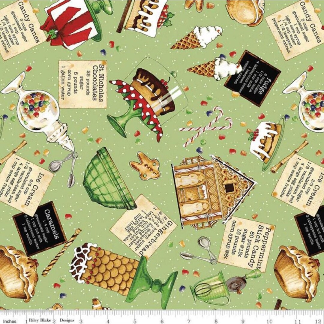 100% Cotton Christmas Snow Sweet Fabric , Riley Blake - Etsy