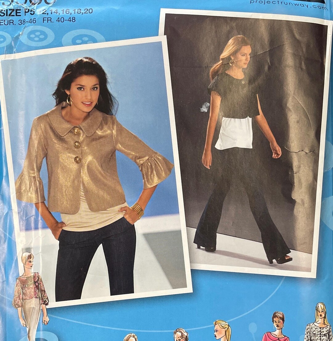 Easy Loose Fitting Jacket Pattern, Simplicity 3538, UNCUT - Etsy
