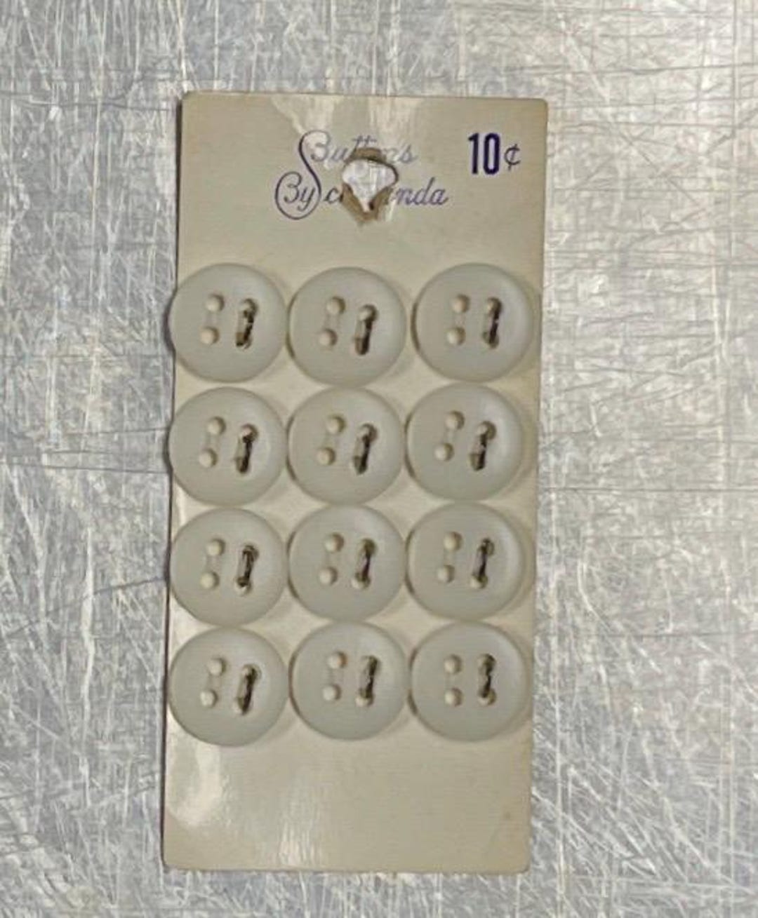 Vintage Ivory Buttons on Original Card, Buttons by Schwanda - Etsy