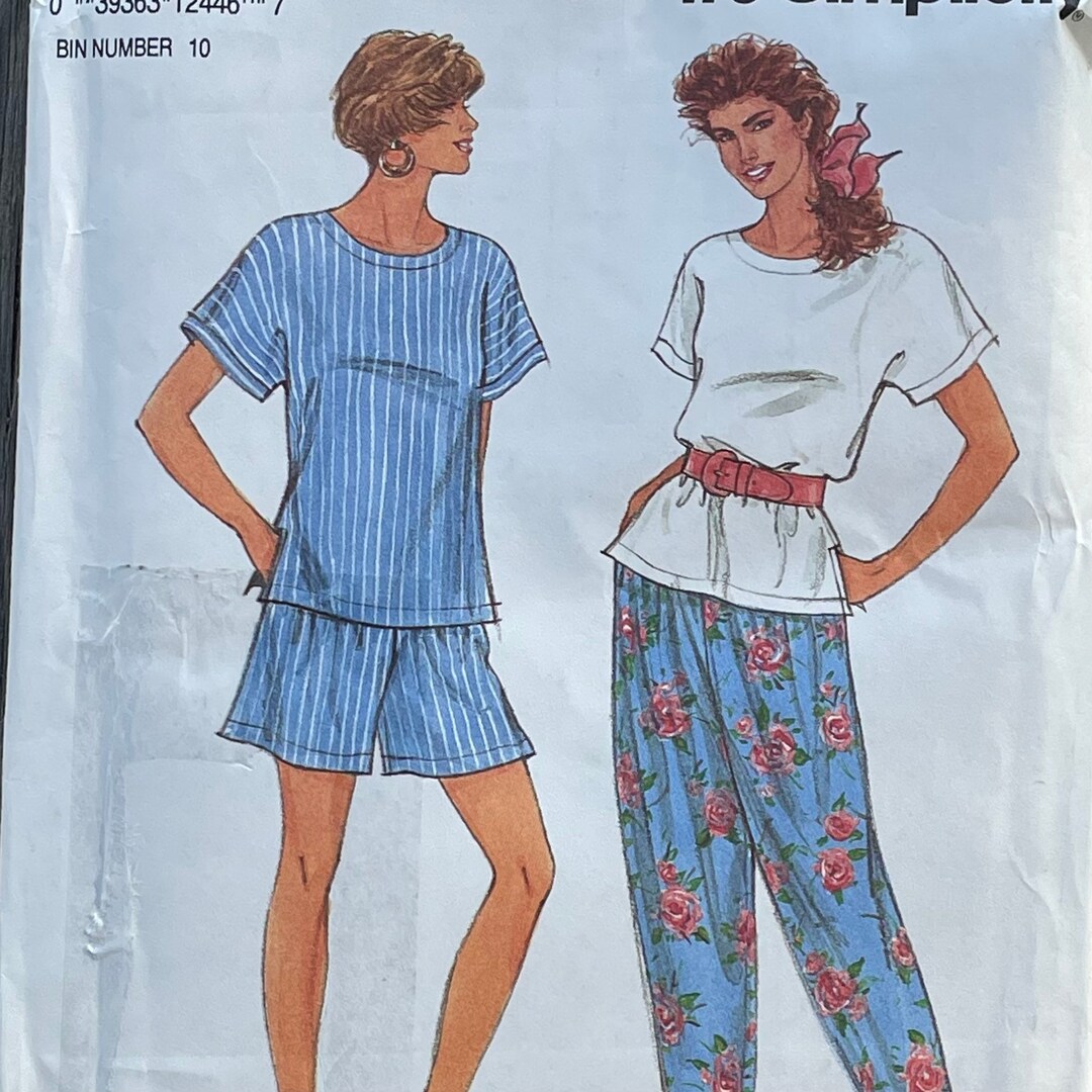 Misses Top Pants and Shorts Pattern Simplicity 7810 UNCUT - Etsy