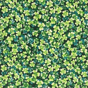 Green Clover Cotton Fabric, Marcus Brothers Textiles - Etsy