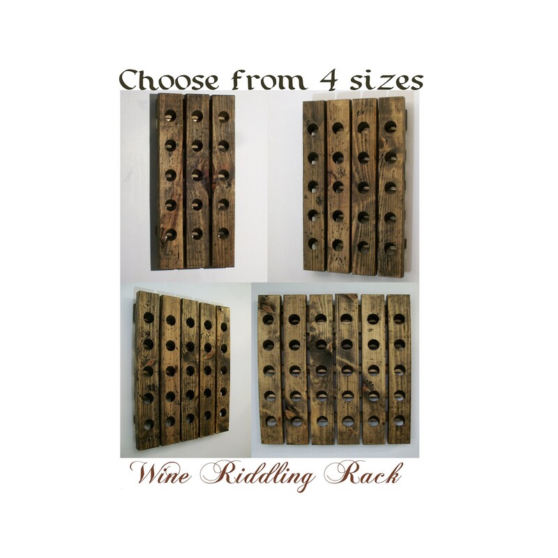Wine Riddling Rack - Etsy