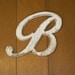 Shabby Wood Letter B Script Distressed 12 Inch Rustic Wall - Etsy