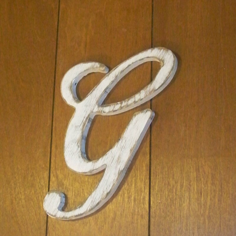 Rustic Letter - Etsy