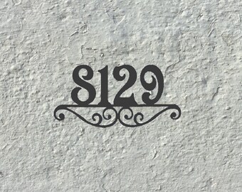 Fancy House Numbers - Etsy