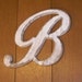 Shabby Wood Letter B Script Distressed 12 Inch Rustic Wall - Etsy