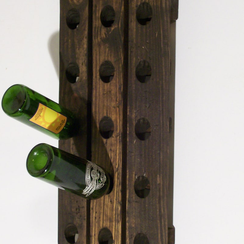 Rustic Wine Rack - Etsy