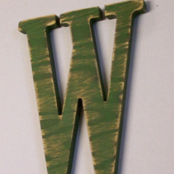 Wooden Letter W - Etsy