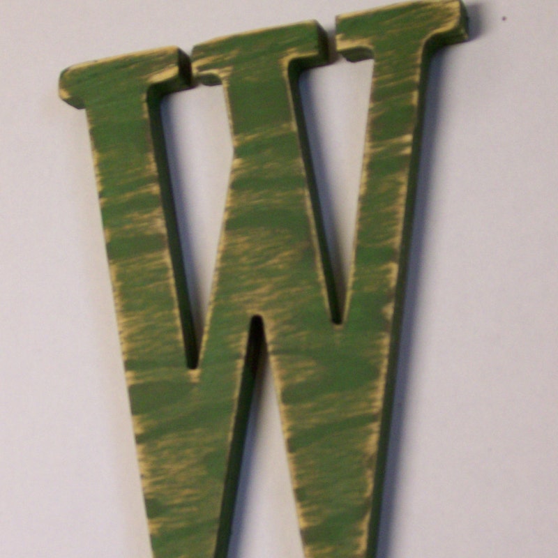 Wooden Letter W - Etsy