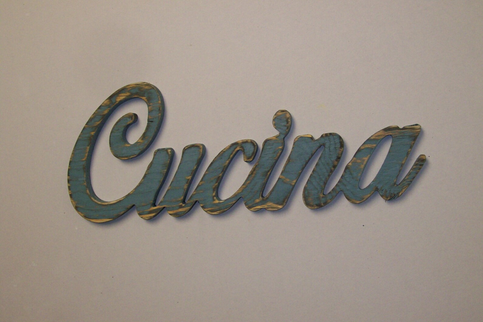 Cucina Sign Wood Kitchen Decor Shabby Distressed Wood | Etsy