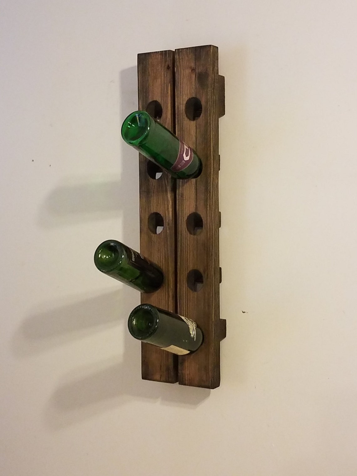 Riddling Rack Petite French Wood Antique Style Winerack - Etsy
