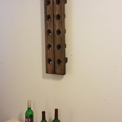 Riddling Rack Petite French Wood Antique Style Winerack - Etsy
