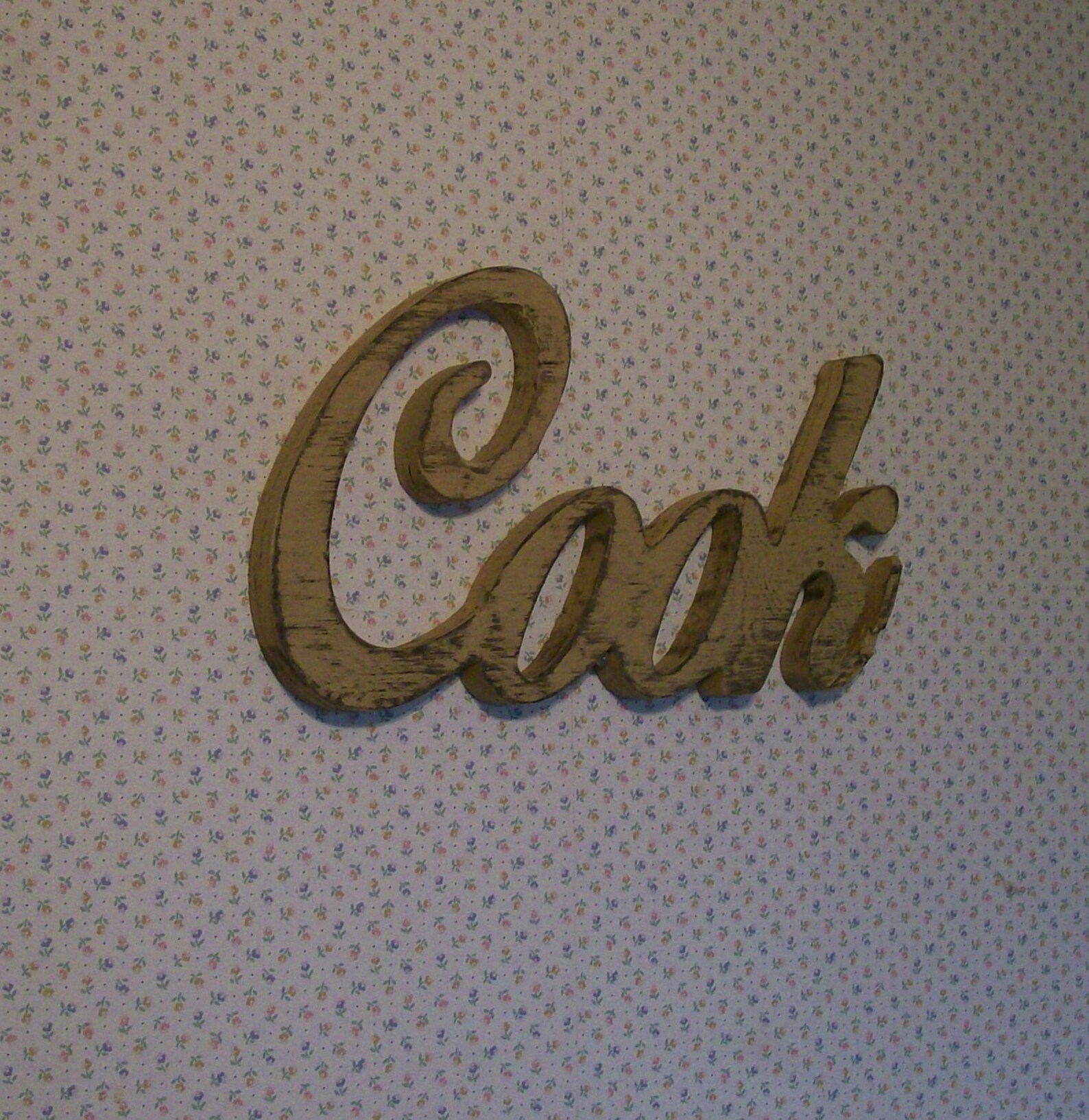 Cook Sign Distressed Wood Kitchen Decor Wall Hanging Sign - Etsy