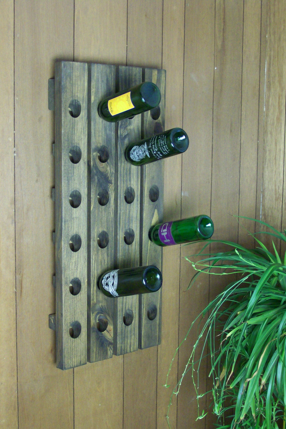 Wooden Wine Rack 24-Bottle Riddling Rack | Etsy