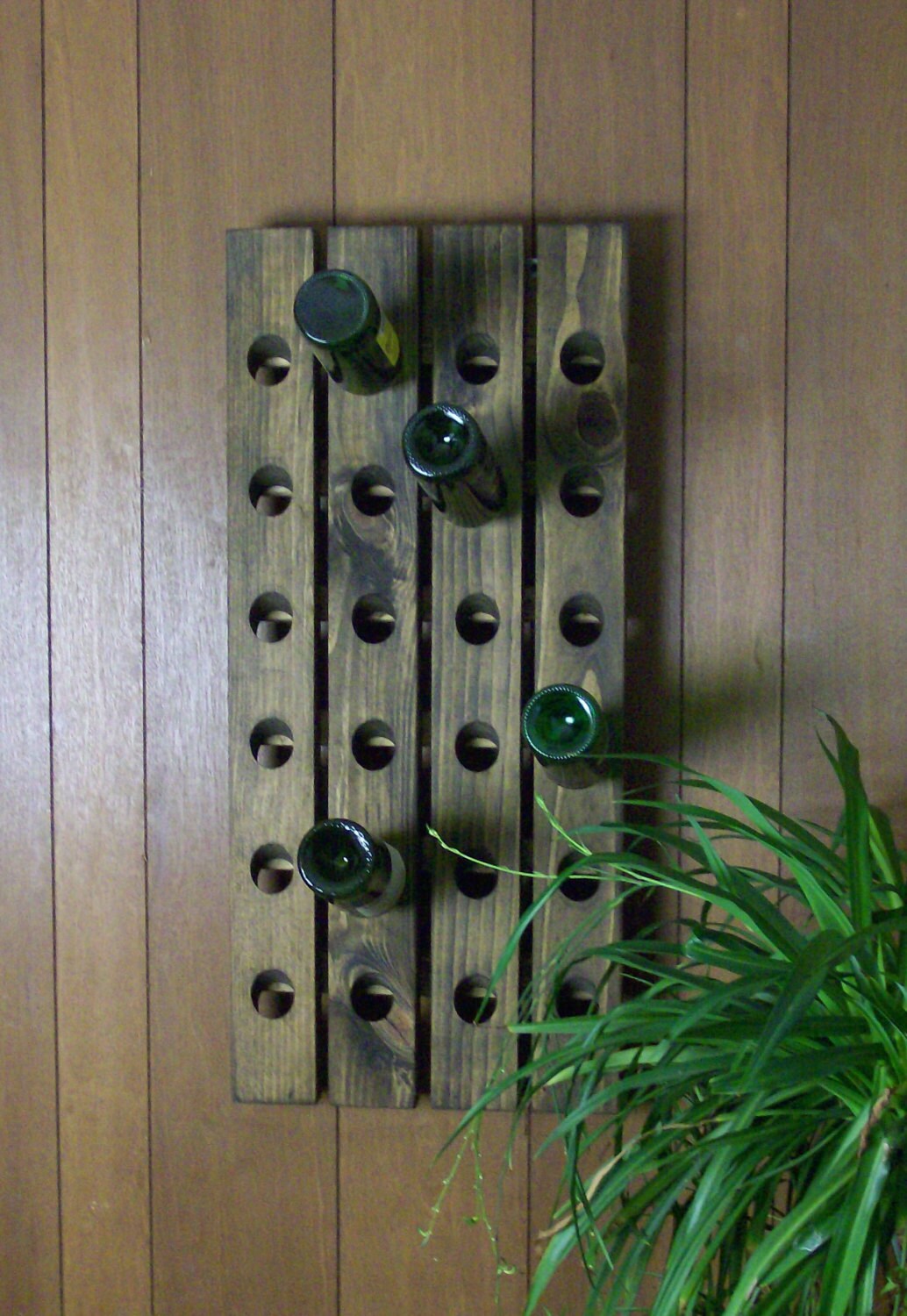 Wooden Wine Rack 24-Bottle Riddling Rack | Etsy