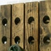 French Riddling Rack Distressed Wood Traditional Style - Etsy
