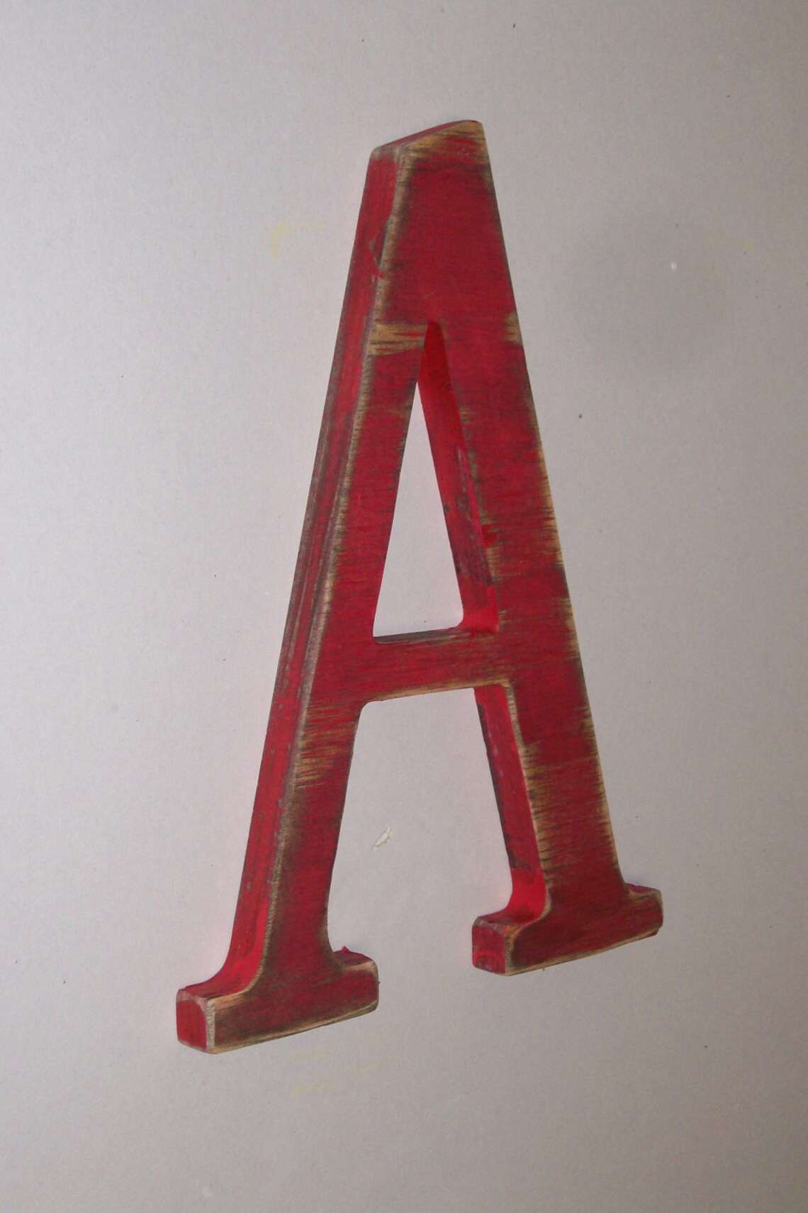 12-inch Distressed Wood Letter A Wall Hanging Monogram Initial - Etsy
