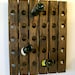 Riddling Wine Rack, Walnut Finish, Wall Mounted Riddling Rack 30-bottle ...