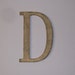 Initial Distressed Wood Letter D 12-inch Initial Choice of - Etsy