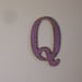 Wood Letter "q" 12-inch Distressed Letter Wall Hanging Monogram Initial ...