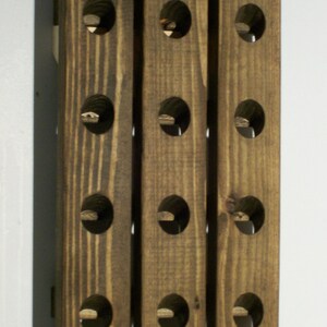 Wine Riddling Rack Wall Hanging Wine Rack - Etsy