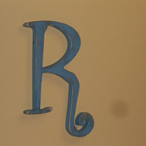 Fancy Wood Letter R Distressed 12 Inch Rustic Wall Decor Choice of ...