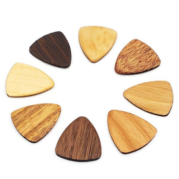 Wood Guitar Pick - Etsy