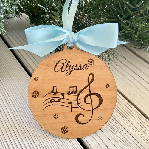 Personalized Piano Christmas Ornament Pianist Gift for - Etsy
