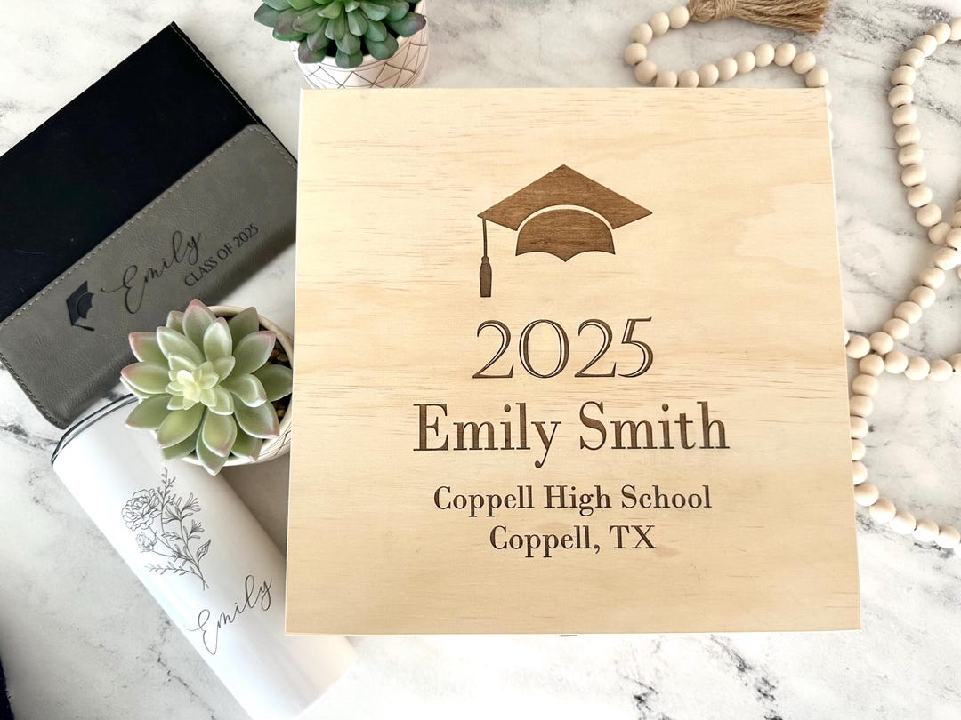 Graduation Memory Box, Personalized Gift Box, Graduation Gift Ideas ...