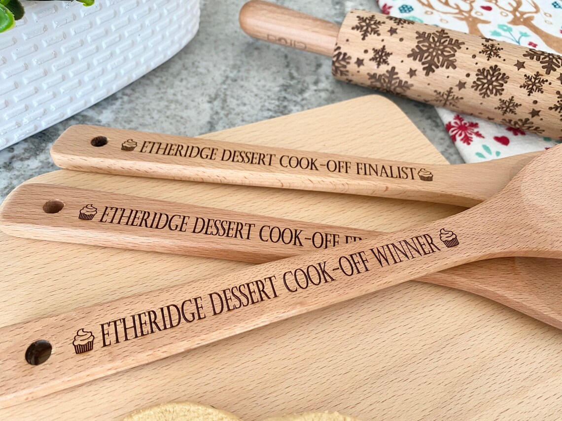 Bake off Personalized Wooden Spoon Cookie Exchange Favor - Etsy