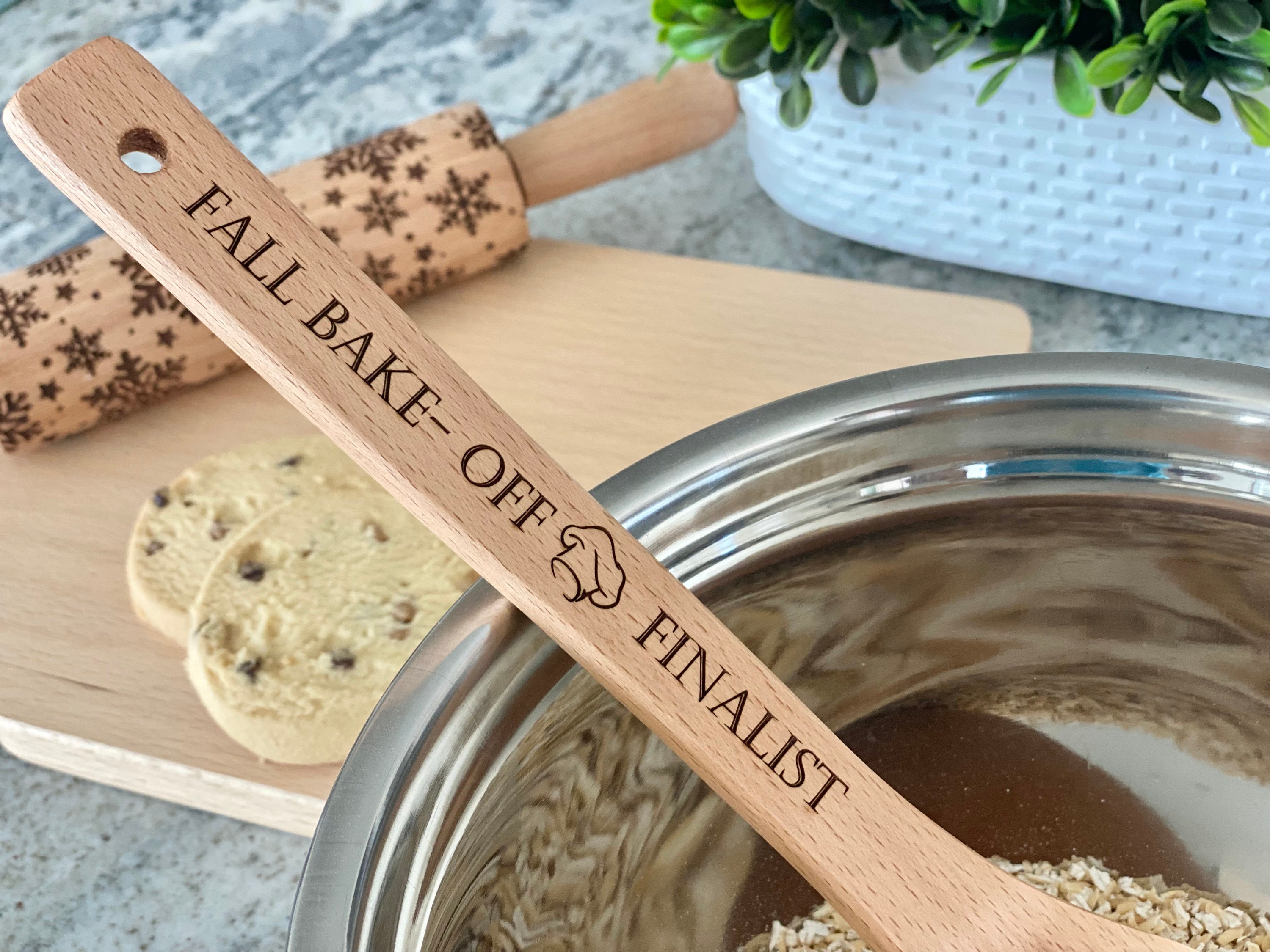 Bake off Personalized Wooden Spoon, Dessert Cook off Finalist Prize ...