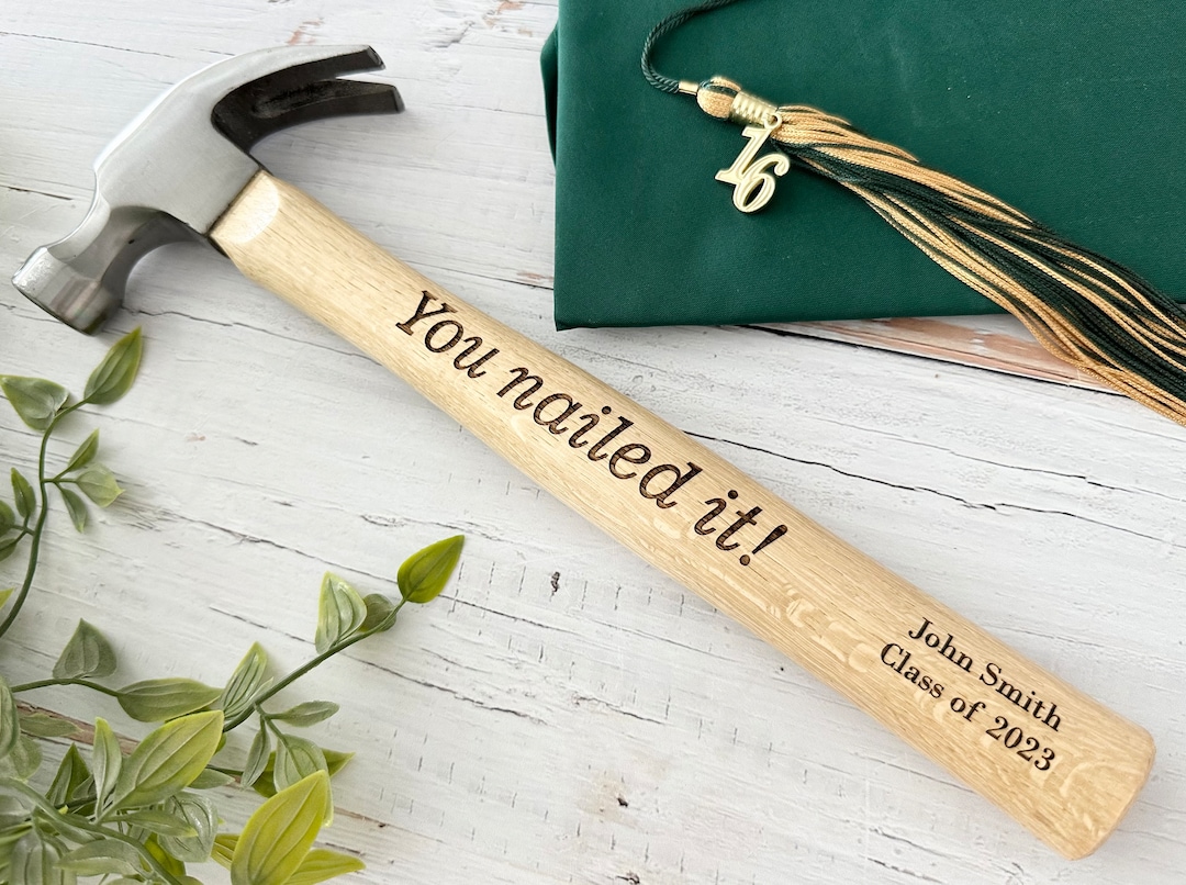 Personalized Graduation Hammer Gift, Custom Engraved Hammer, Unique ...