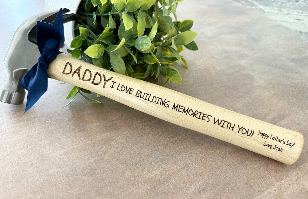 Personalized Hammer for Dad, Unique Father's Day Gift, Engraved Hammer ...