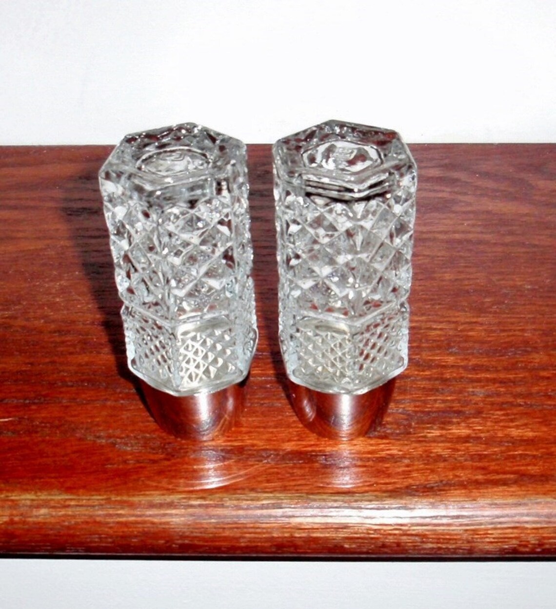 WEXFORD ANCHOR HOCKING Salt and Pepper Shakers 4 1/4 | Etsy