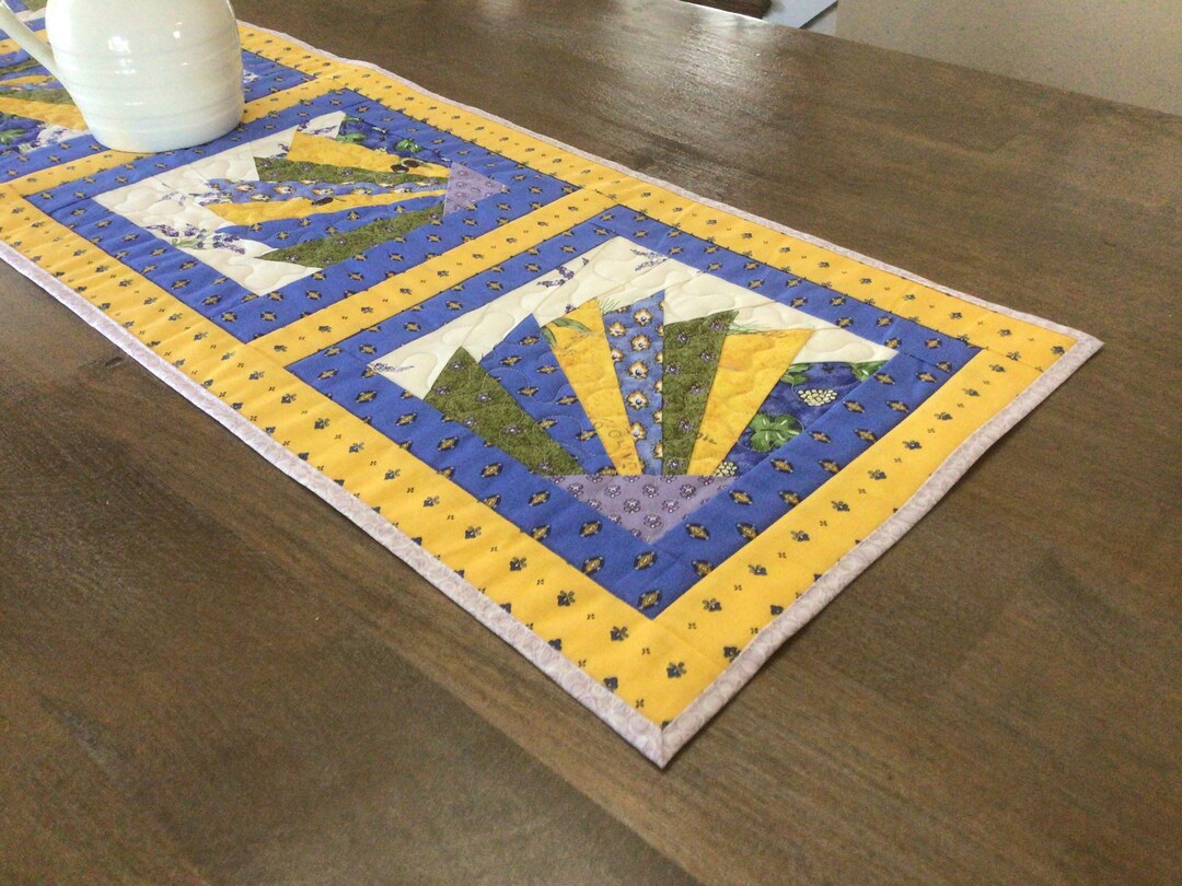 4 Panel Fan Runner - Etsy